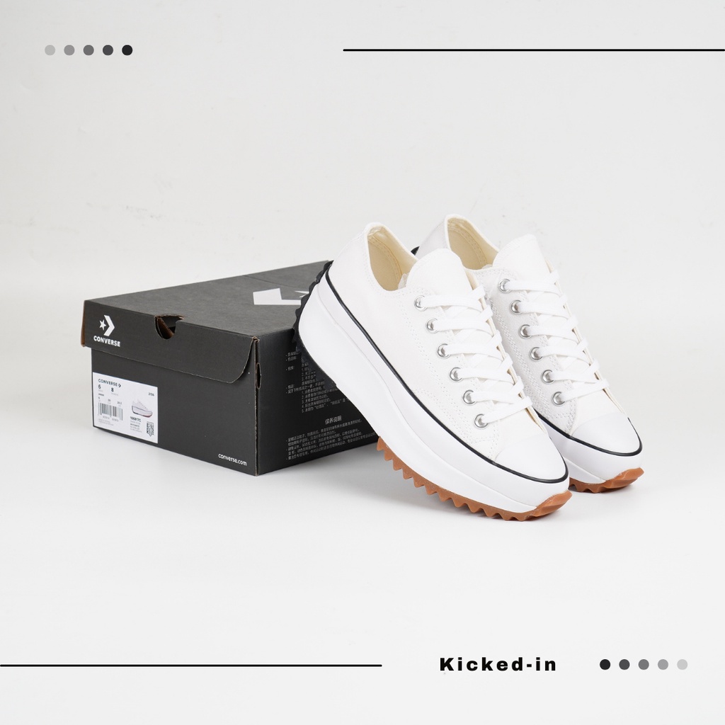 Jual Sepatu Converse Run Star Hike Low White Black | Shopee Indonesia
