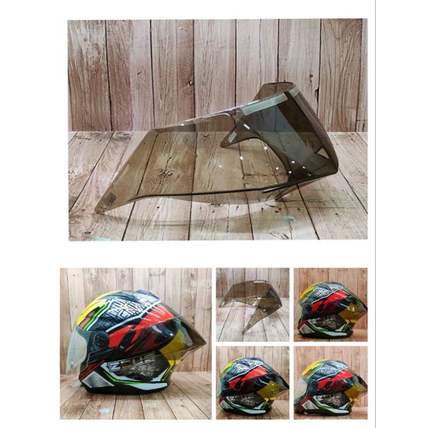 Jual SPOILER HELM ZEUS 613C 3D I SPOILER 3D ZEUS 611C I SPOILER ...