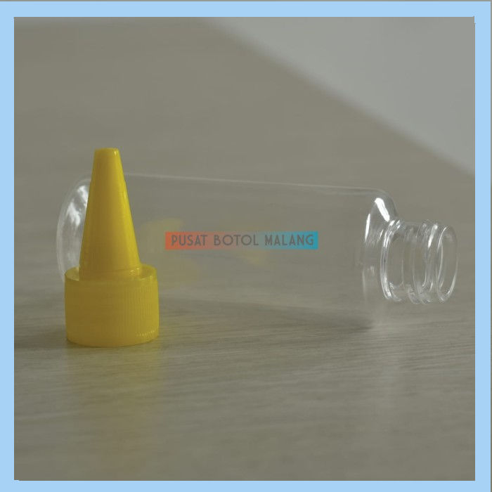 Jual Botol Plastik Rf 100Ml Kerucut (Kuning Natural) | Shopee Indonesia