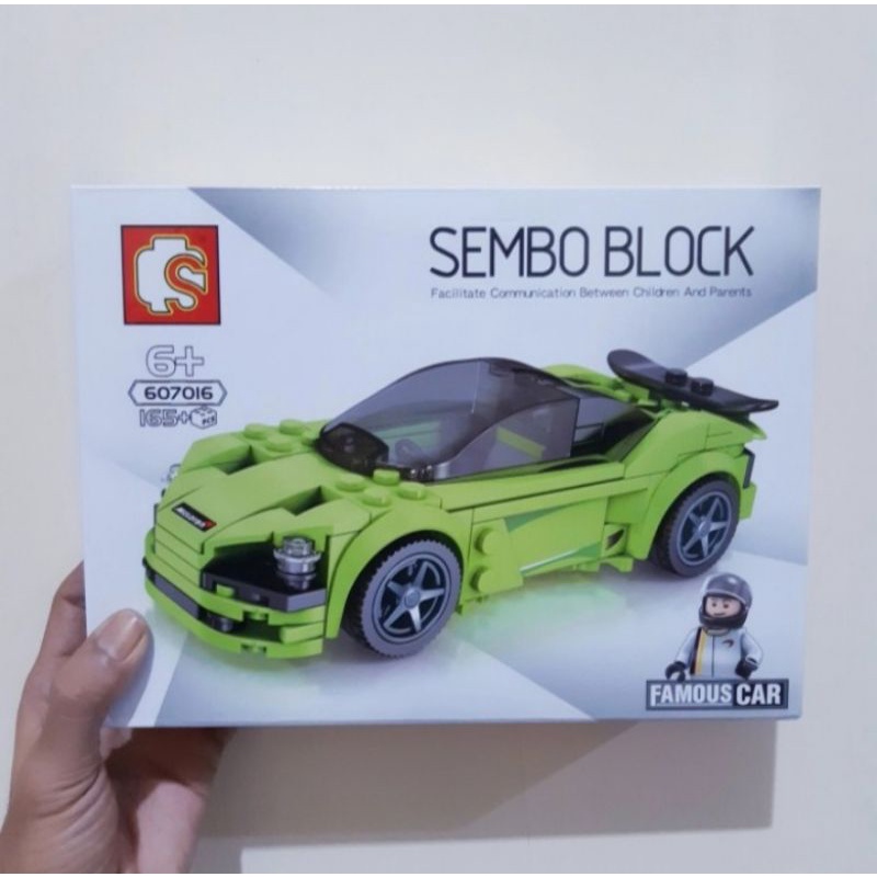 Jual Sembo Block Famous Car - Mainan Brick Mobil Sport Blocks Bricks ...