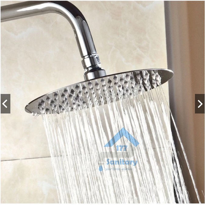 Jual Wall Shower Bulat Stainless 8inch D23A - Kepala Shower Tanam Paip ...