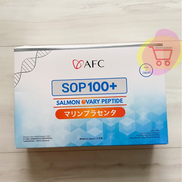 Jual SOP 100 PLUS ORIGINAL suplemen AFC JEPANG | Shopee Indonesia