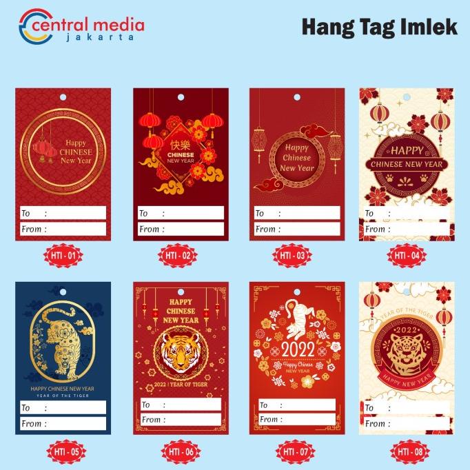 Jual Produk Terbaik] Hang Tag Hampers Imlek isi 30 Kartu Ucapan Chinese New Year CNY | Shopee ...