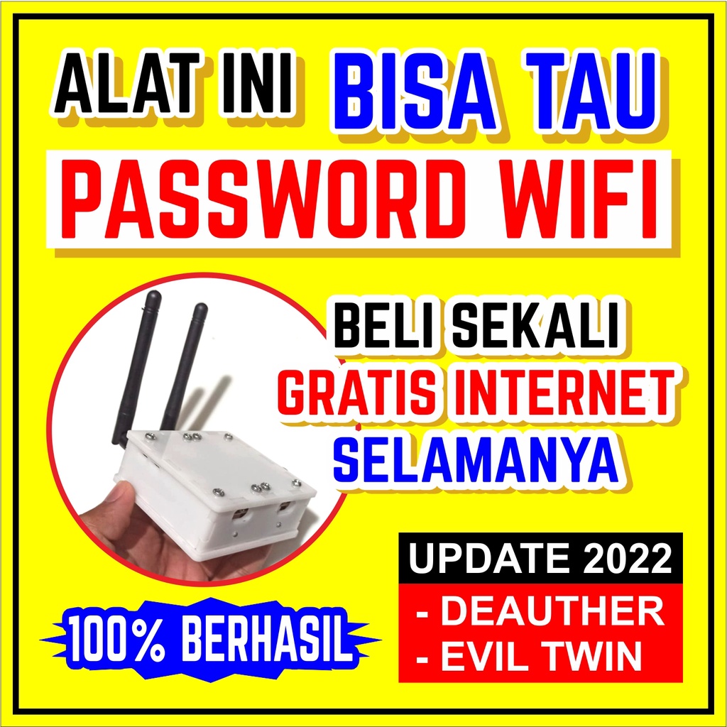 Jual Alat Bobol WiFi Pakai HP | Mudah dan Praktis | 100% Berhasil ...