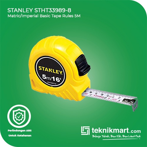 Jual Stanley Basic Tape Rules / Meteran Manual 5M STHT33989-8 | Shopee ...