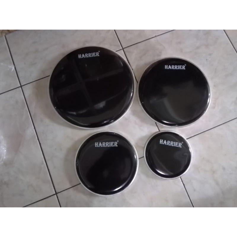 Jual mika drum head warna hitam ukuran 12 inch untuk tom snare pikolo ...
