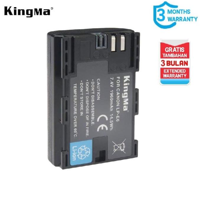 Jual Baterai KINGMA for Canon LP-E6 | Shopee Indonesia