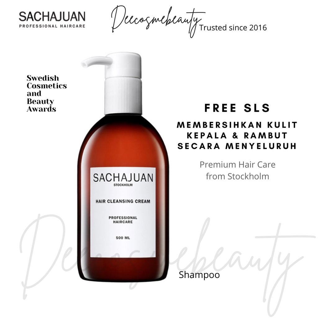 Jual Sachajuan Hair Cleansing Cream / Shampoo tanpa busa / Free SLS ...