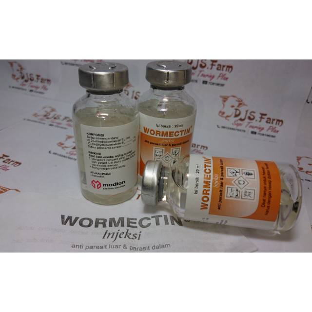 Jual Wormectin 20 ml medion Obat kulit jamur parasit cacing scabies ...
