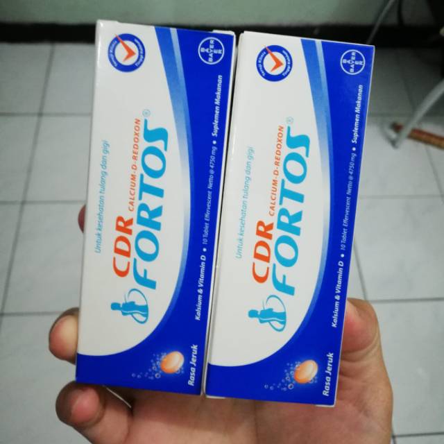Jual Calcium de Redoxon CDR Fortos isi 10 tablet | Shopee Indonesia