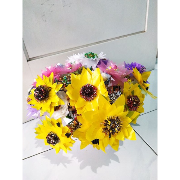 Jual bunga daur ulang plastik bekas - prakarya - kerajinan tangan daur ...