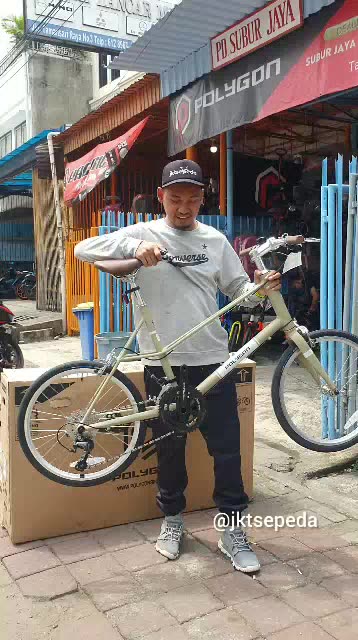 Jual Sepeda Mini Velo POLYGON ZETA MIXTE | Shopee Indonesia
