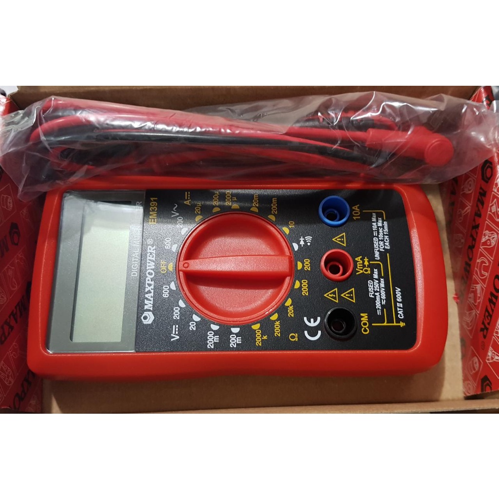 Jual MULTITESTER DIGITAL MAXPOWER/ DIGITAL MULTIMETER DIGITAL AVOMETER ...