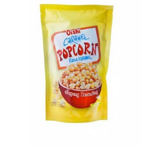 Jual Snack Popcorn ( Jagung Berondong ) Oishi Rasa Caramel | Shopee ...