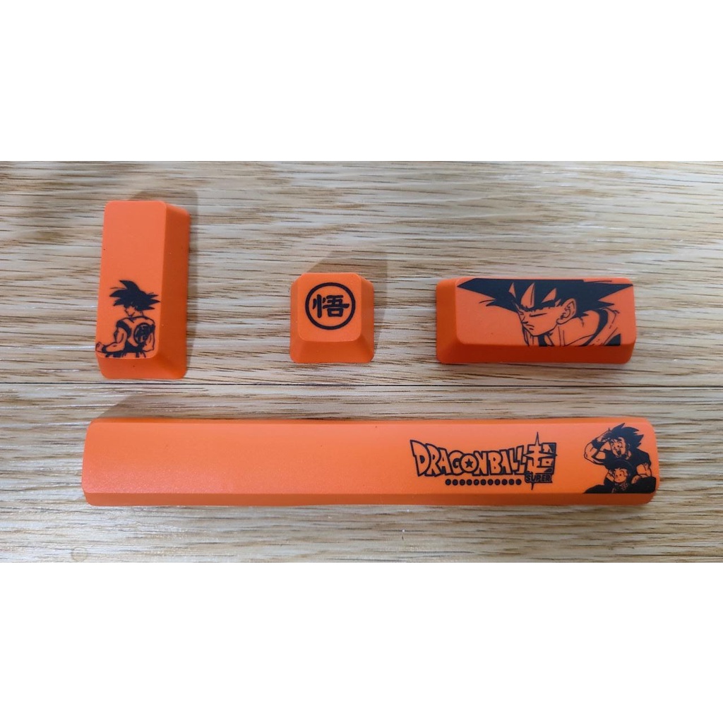Jual DRAGONBALL KEYCAPS SET PBT OEM PROFILE ( 4 pcs ) | Shopee Indonesia