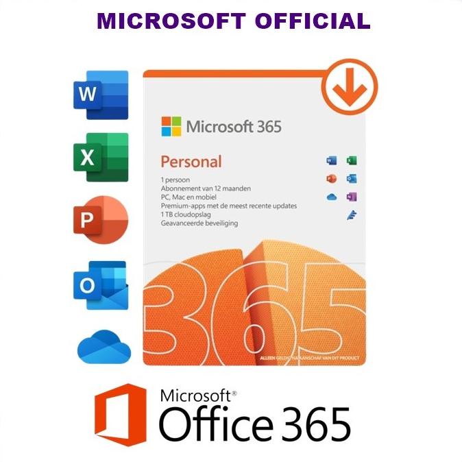 Jual Microsoft Office 365 Personal 1 User Person 1 Year Pc And Mac ...