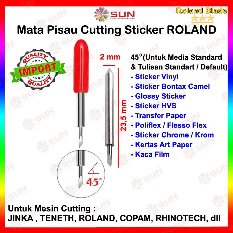 Jual Mata Pisau Import Mesin Cutting Sticker Roland Jinka Teneth ...