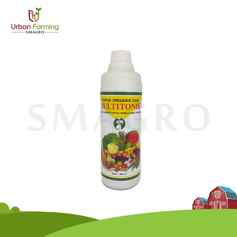 Jual Pupuk Organik Cair MULTITONIK 500 ML Untuk Sayuran Buah Bunga ...