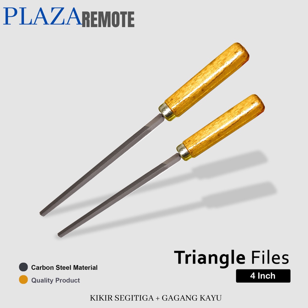 Jual KIKIR KAYU SEGITIGA 4 INCH GAGANG KAYU | Shopee Indonesia