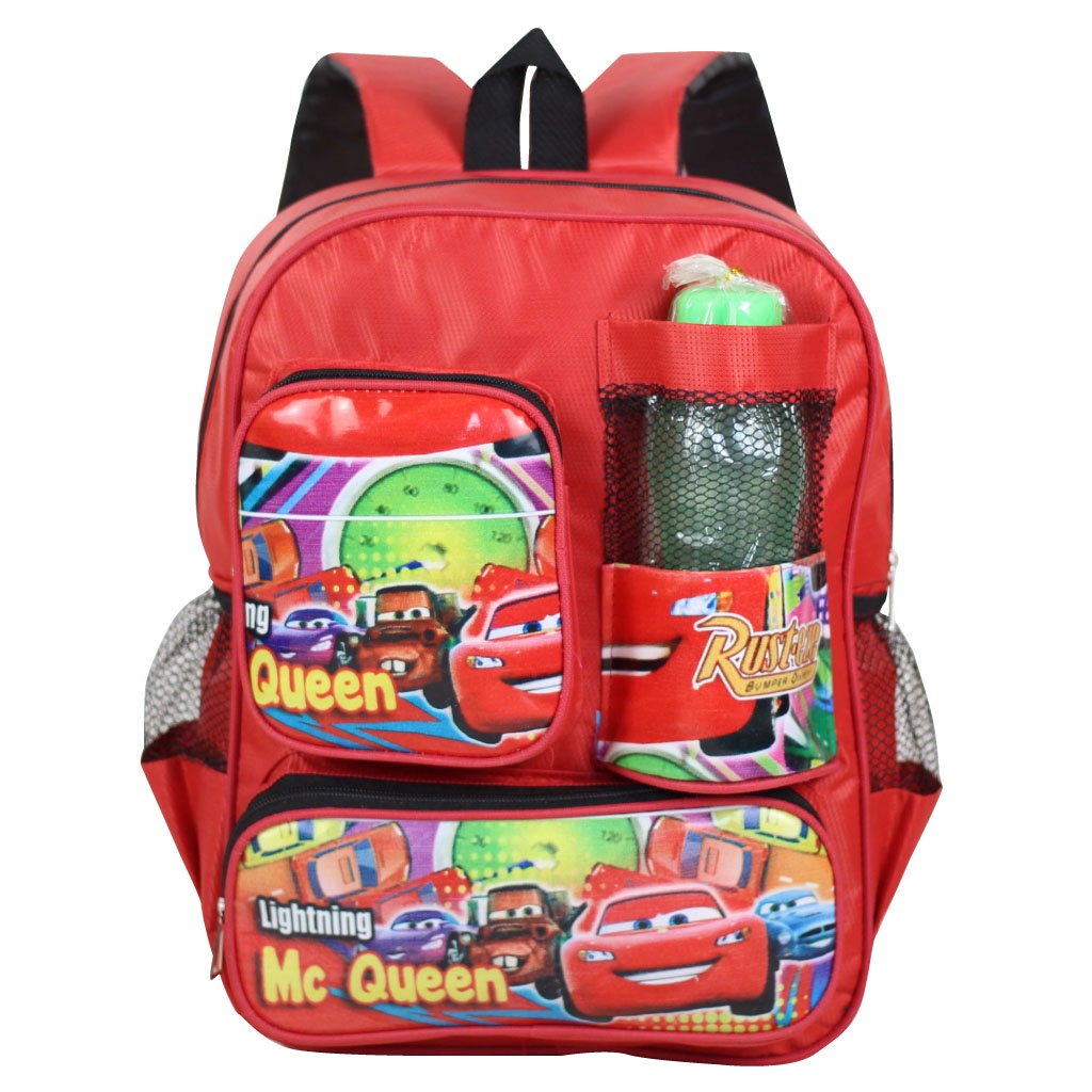 Jual OCEAN - TAS ANAK RANSEL Tas Gambar Mobil CARS Tas Ransel Backpack ...