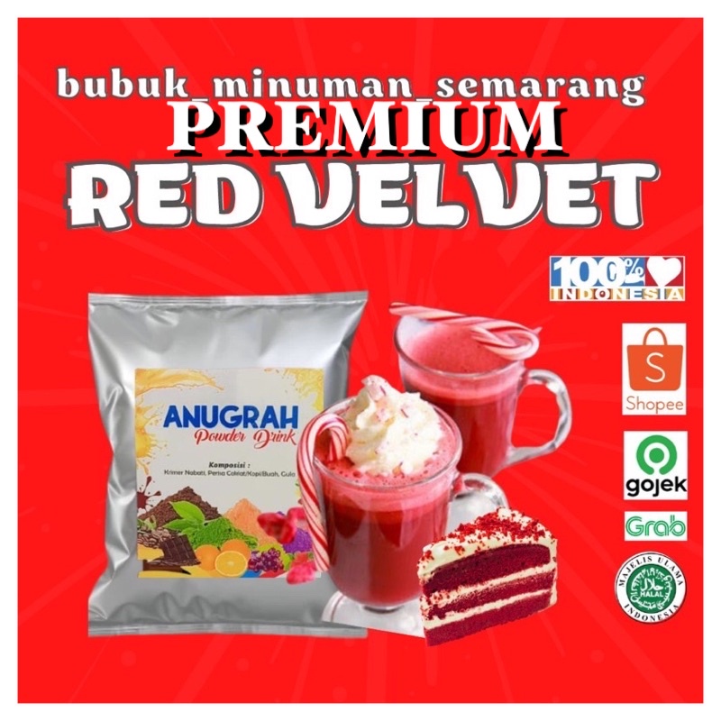 Jual bubuk minuman RED VELVET PREMIUM 1kg | Shopee Indonesia