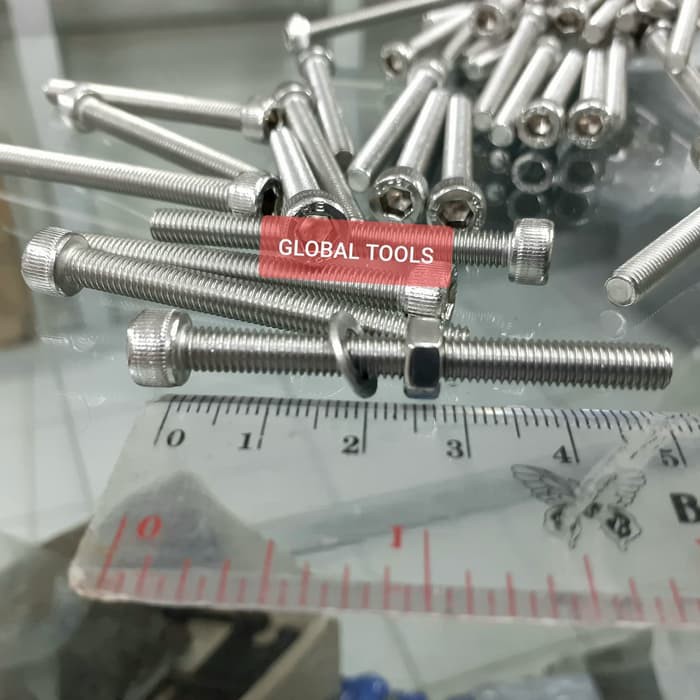 Jual Baut L ss m5 x 50 baut L4 x 5 cm baut L ss 304 baut L 5x50 ...