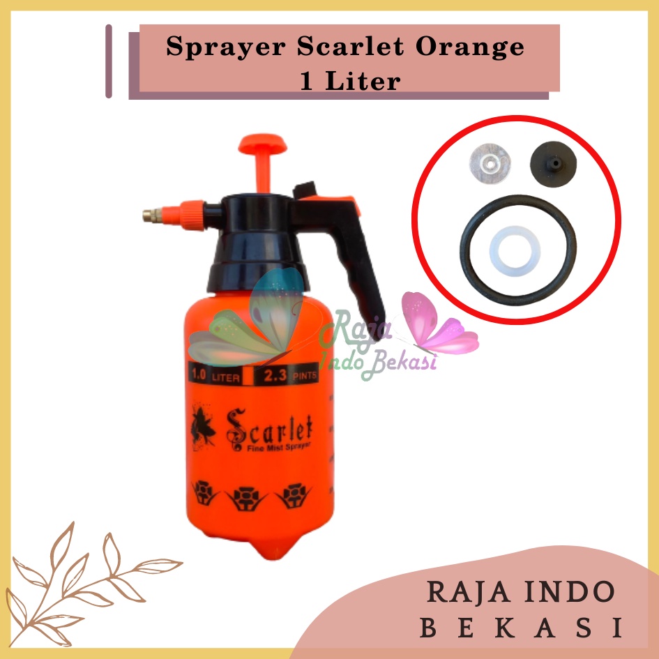 Jual SEMPROTAN SPRAYER TANAMAN SCARLET ORANGE 1 LITER - Sprayer 1 Liter ...