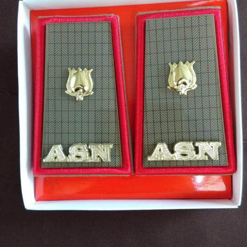 Jual Atribut Pangkat ASN Sumsel lis Merah ( Jabatan) | Shopee Indonesia