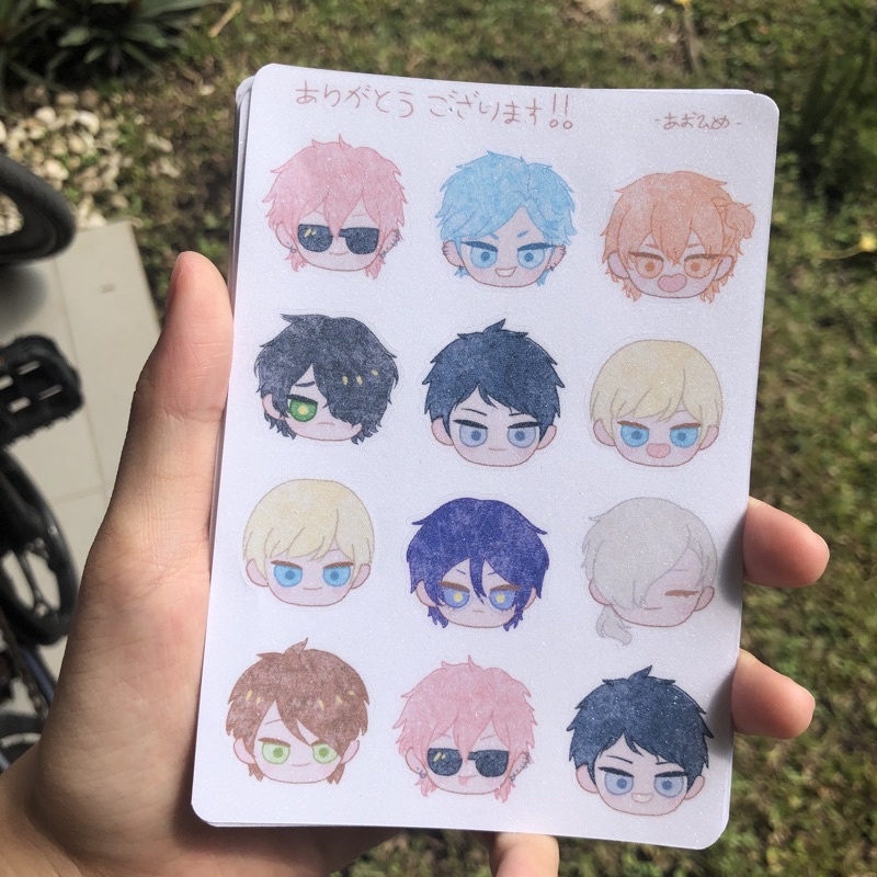 Jual Anime Sticker Sheet by Aohimeee | Haikyuu BNHA Jujutsu Kaisen ...