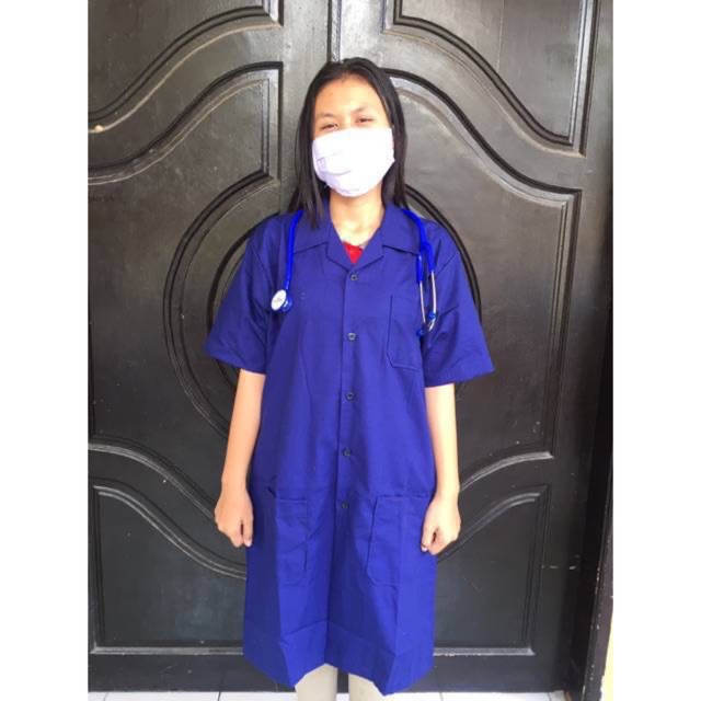 Jual Baju Laboratorium Warna / Baju Lab /Jas Lab / Baju Praktek Lengan ...