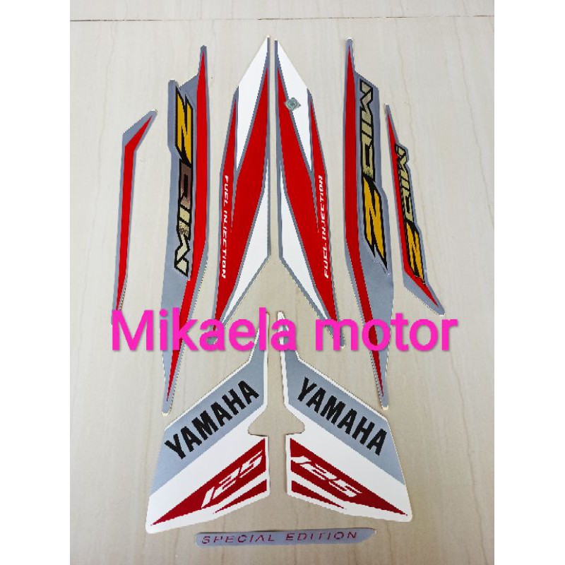 Jual stiker striping lis les polet body mio z 2016 silver | Shopee ...