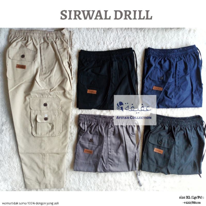 Jual Sirwal bahan Drill murah | Shopee Indonesia