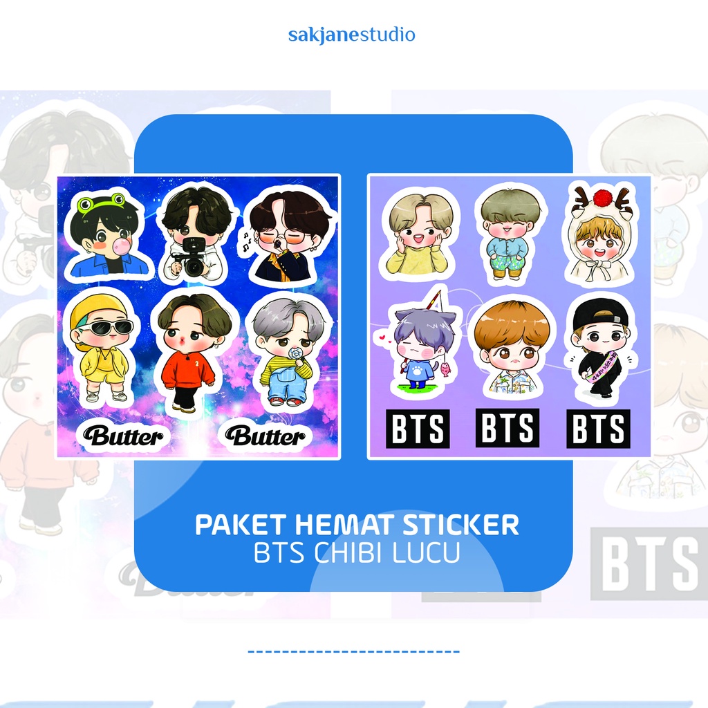 Jual STIKER PACK BITI ES CHIBI LUCU BANGET TERBARU (PAKET HEMAT ...