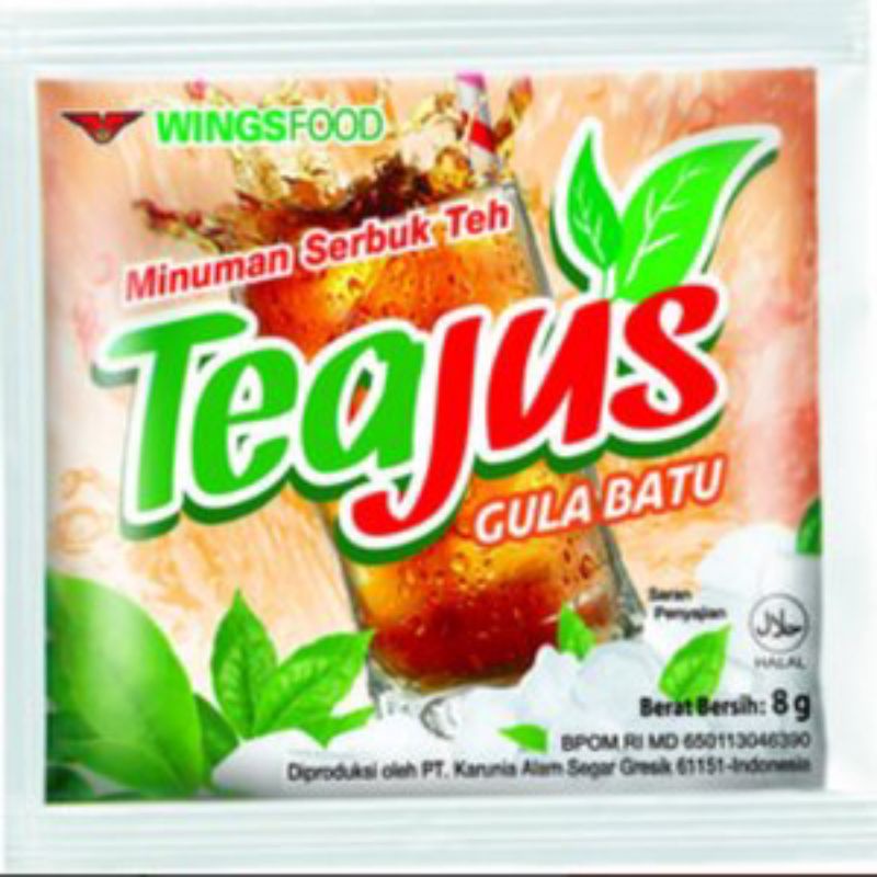 Jual TRS370 - 1 Renteng Teajus - Teajus Gula Batu / Tea Jus Gula Batu ...