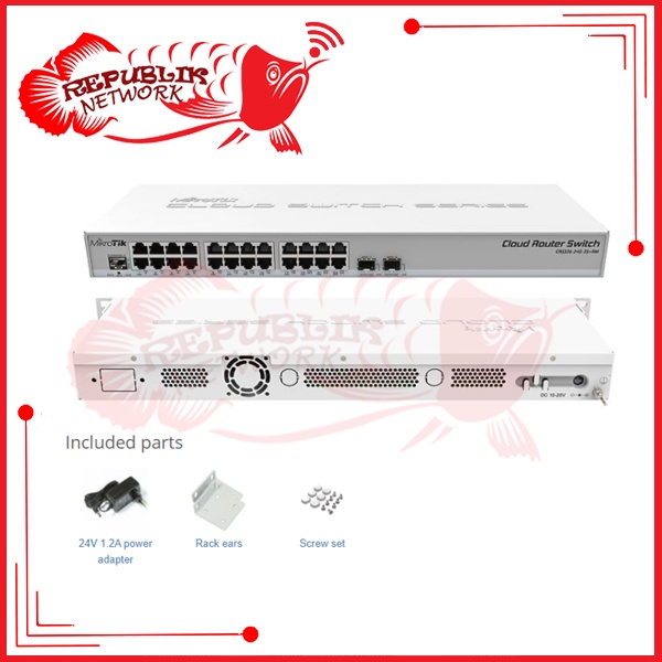 Jual MikroTik CRS 326 24G 2S+ RM CRS326-24G-2S+RM | Shopee Indonesia