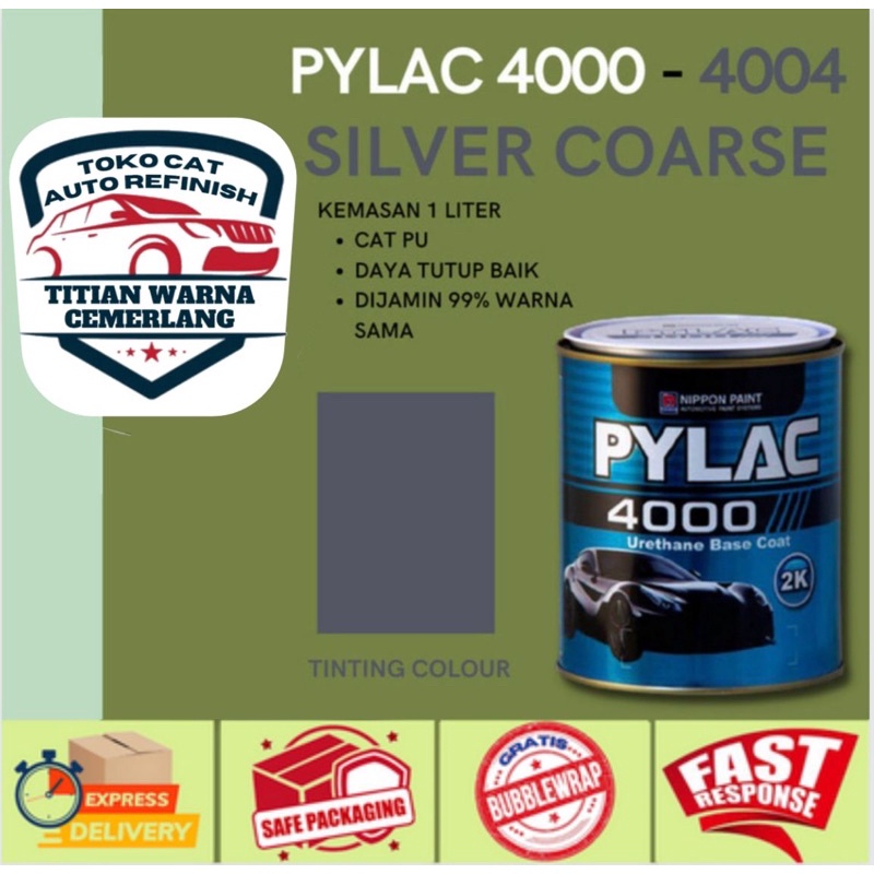 Jual nippon paint cat PU / Pollyuretane 4000 - 4004 SILVER COARSE ...