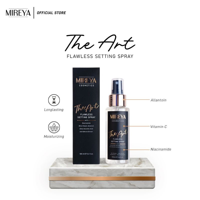Jual MIREYA THE ART FLAWLESS SETTING SPRAY | Shopee Indonesia