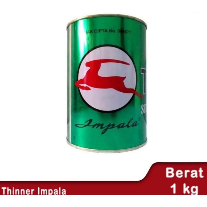 Jual COD - TINNER IMPALA KALENG / PENGENCER CAT DUCO - 1KG | Shopee ...