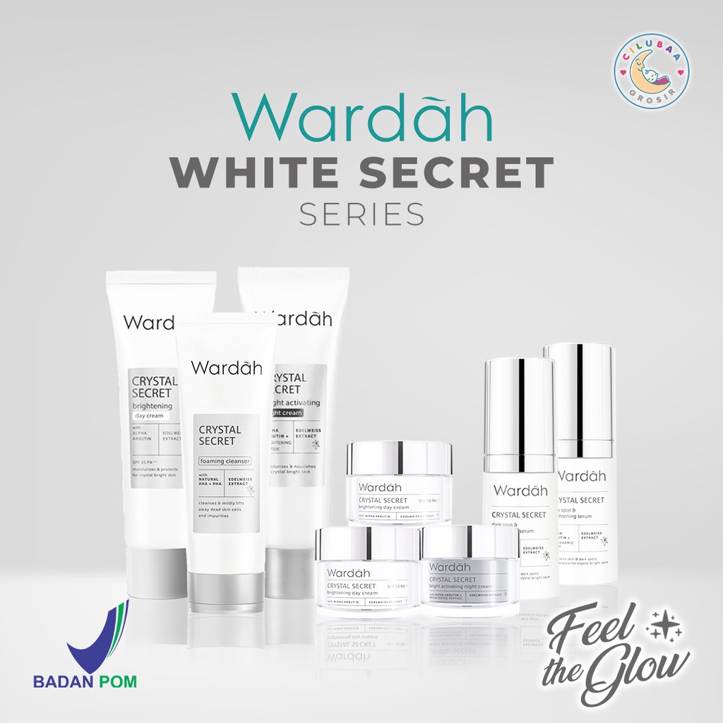 Jual Wardah Crystal Secret Series || White Secret Series || Foaming ...