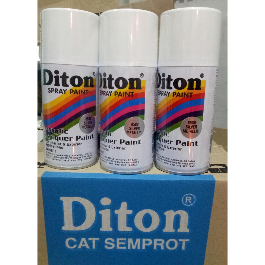 Jual pilok pilox diton silver metallic 8580 300cc silver metalik ...
