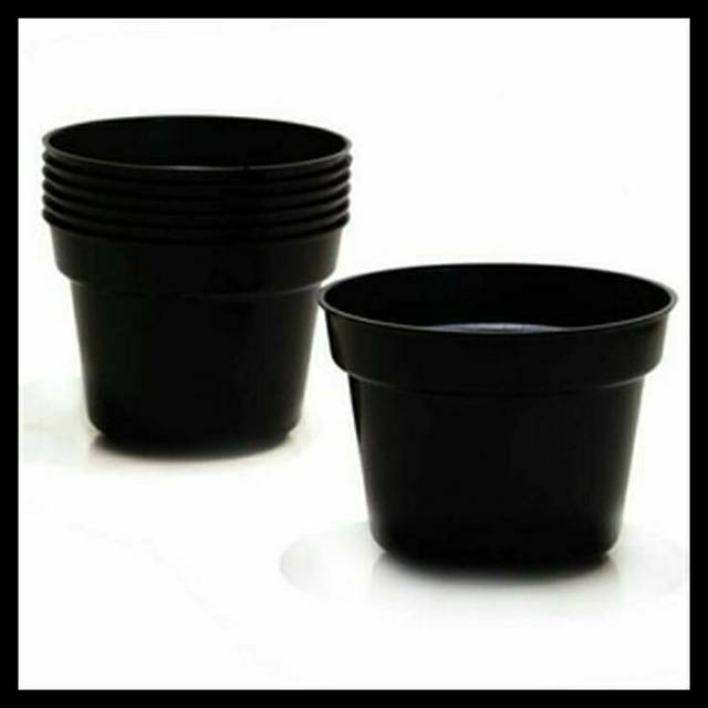 Jual Pot Tanaman dan BungaPlastik Hitam Ukuran 15 cm | Shopee Indonesia