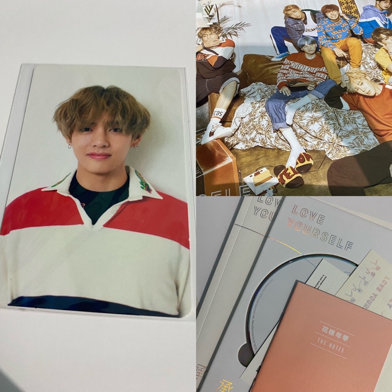 Jual [FULLSET UNSEALED] ALBUM + PC + POSTER BTS LOVEYOURSELF HER V (PC ...