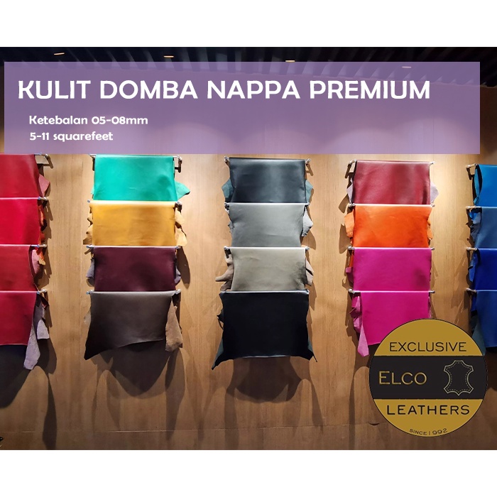 Jual READY STOCKS Kulit Domba ELCO Lembaran Utuh Premium - Jaket Kulit ...