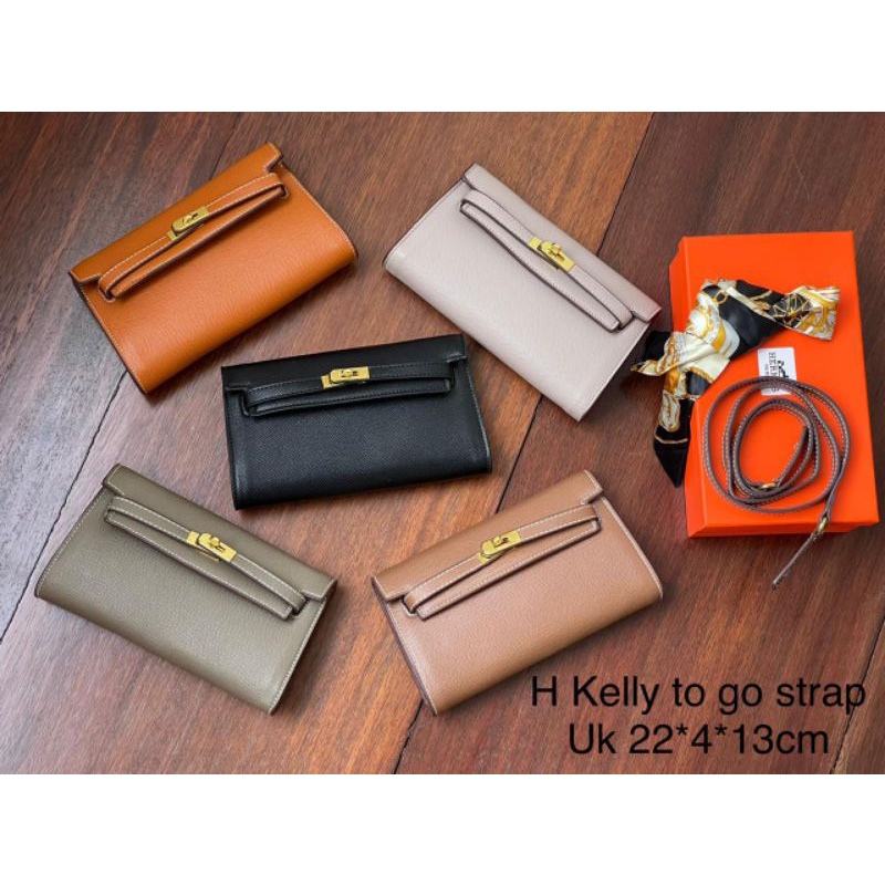 Jual KELLY TO GO WALLET ON STRAP FREE BOX | Shopee Indonesia