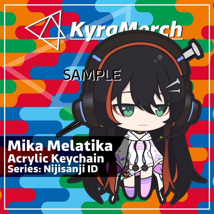 Jual Keychain Nijisanji Indonesia Mika Melatika | KyraMerch Anime ...