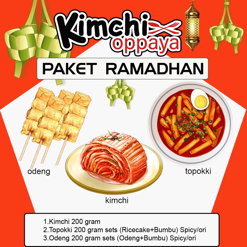 Jual Paket Bundling Ramahdan By Kimchi Oppaya Ramadhan Paket Kimchi ...