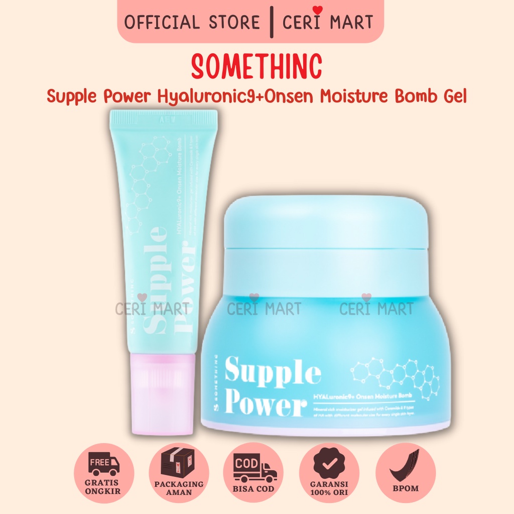 Jual Somethinc Supple Power Hyaluronic9 Onsen Moisture Bomb Gel - Krim ...