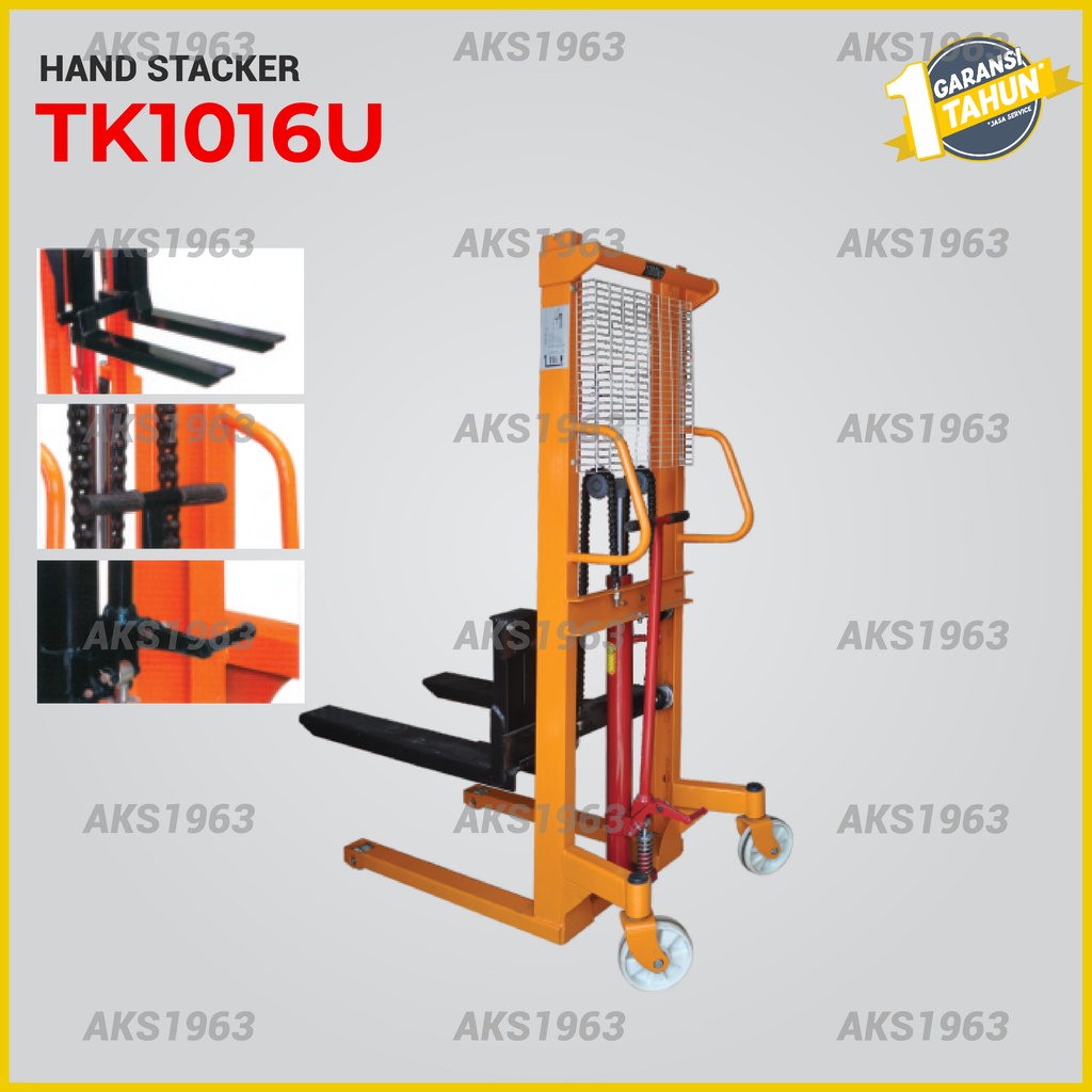 Jual Alat Angkat Barang Hand Stacker / Lift / Forklift 1 ton 160 cm ...