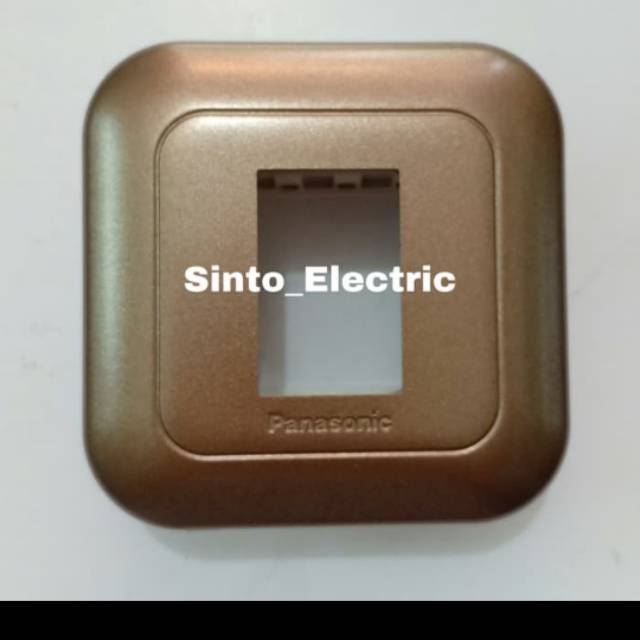 Jual Plate frame panasonic brown | Shopee Indonesia