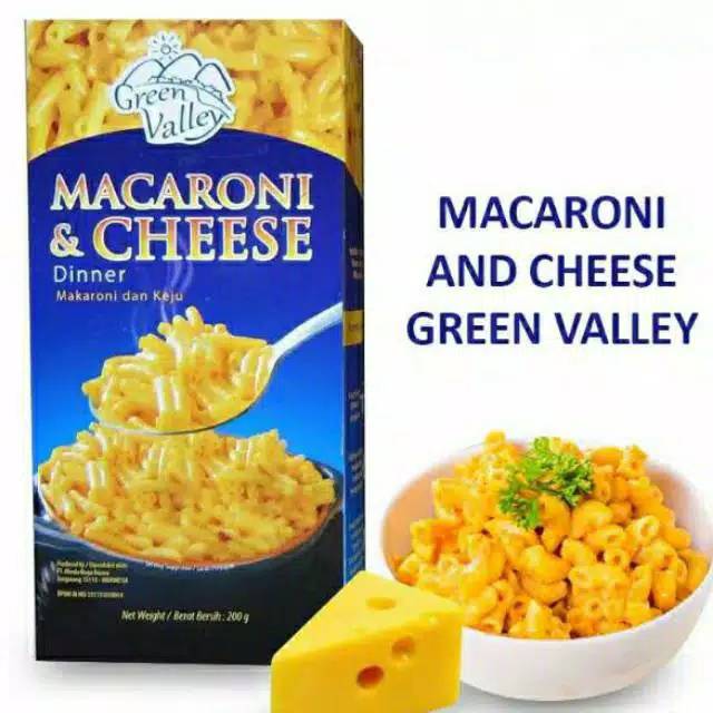 Jual Green valley macaroni an cheese 200 gram | Shopee Indonesia